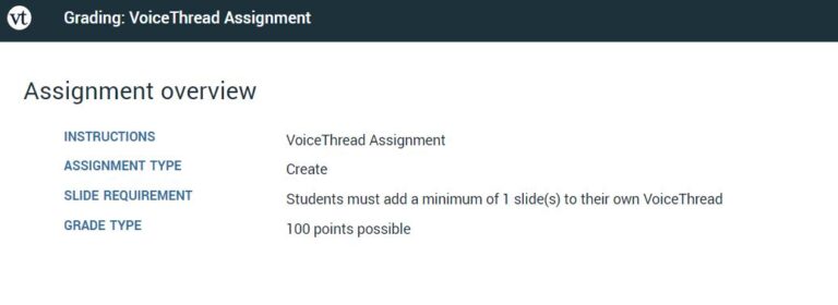 VoiceThread – Canvas at JHU