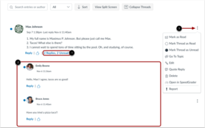 Discussions Redesign in Canvas – Canvas at JHU